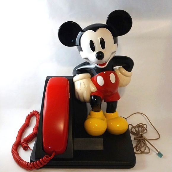 Disney | Other | Vintage Disney Mickey Mouse Design Line Landline ...